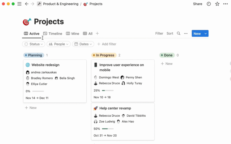 【Notion 專案管理】解鎖Notion Projects必用功能｜最全面教學 - ProjectManager