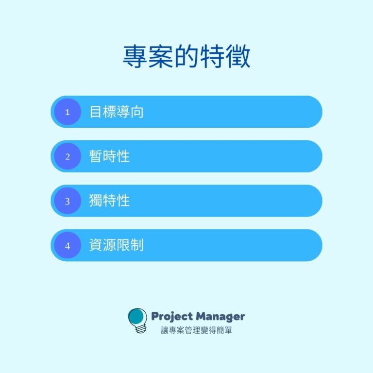 【專案是什麼？】接專案後怎麼做？簡單5步學會專案管理！ Projectmanager