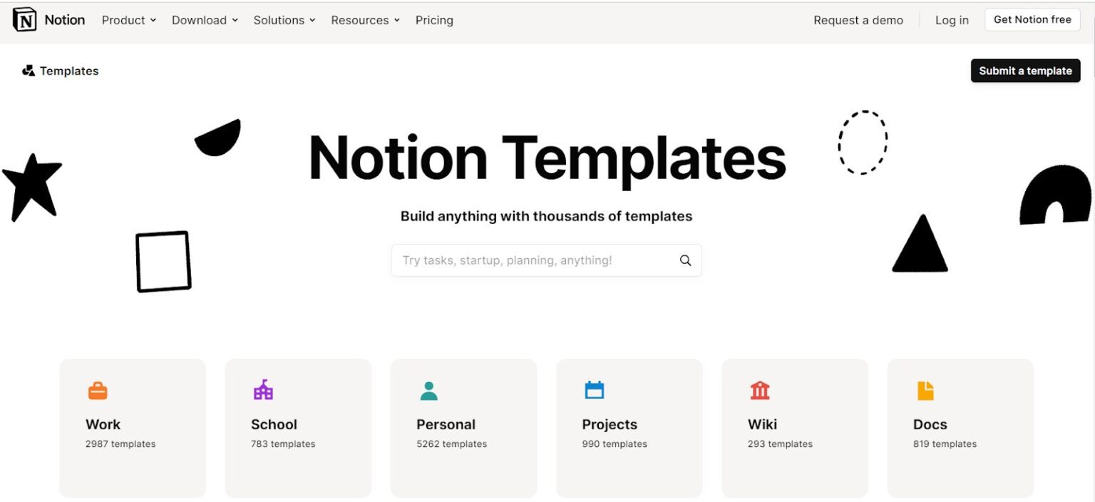 【Notion 模板】2024最全Notion免費模板推薦，點擊即用！ - ProjectManager
