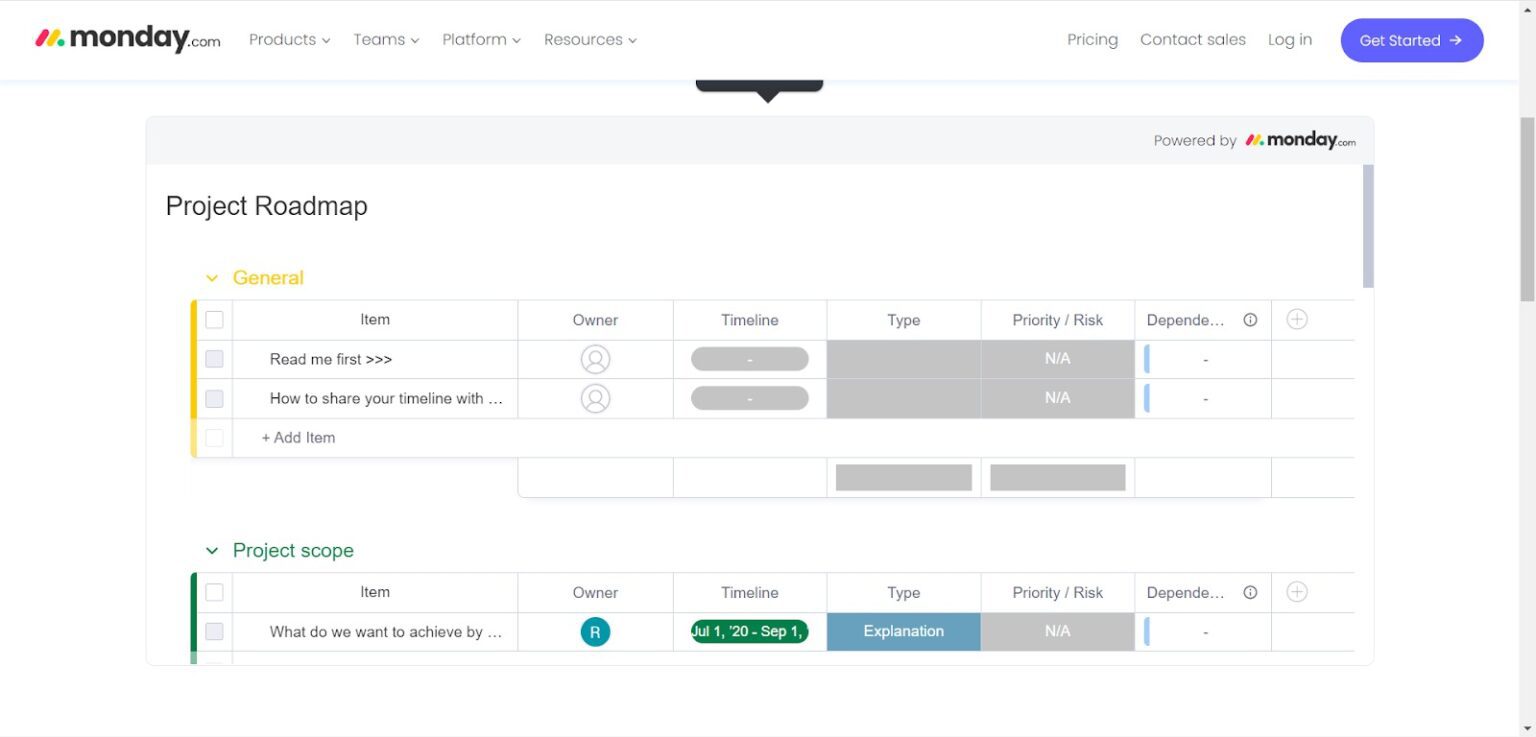 【Roadmap 路線圖 2026】5步驟製作教學｜產品規劃範例＋模板 - ProjectManager